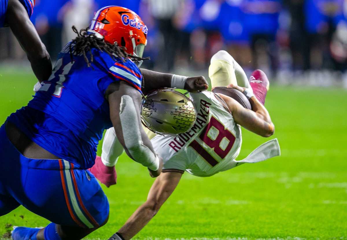 Florida Star Smashes NFL Combine Numbers on Bench Press - Athlon Sports