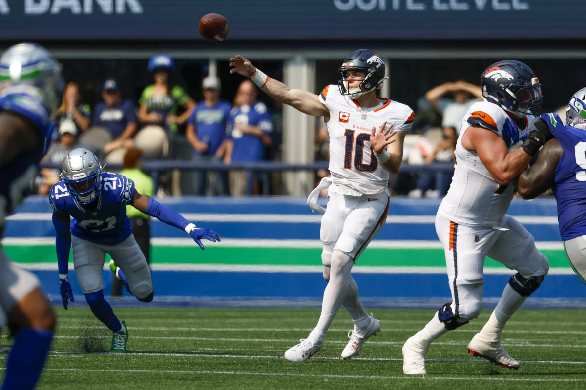 Riq Woolen's Out-of-Nowhere Interception vs. Bo Nix - Athlon Sports