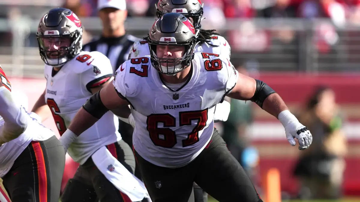 Tampa Bay Buccaneers' Luke Goedeke to Return Against Eagles? - Athlon ...