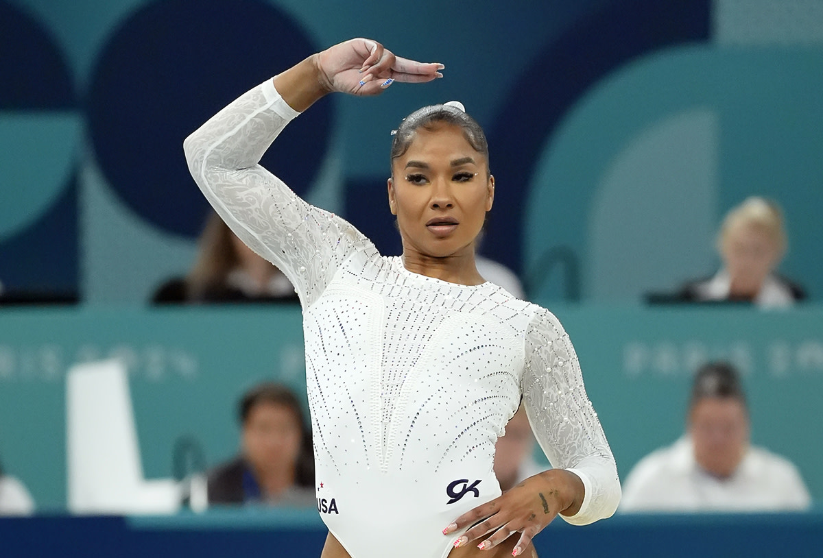 Jordan Chiles Turns Heads at Coachella Ahead of NCAA Championships ...