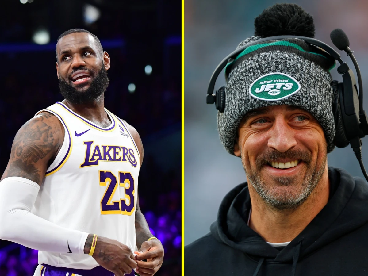 Lakers' LeBron James Congratulates Fellow 'Old-Timer' Aaron Rodgers ...