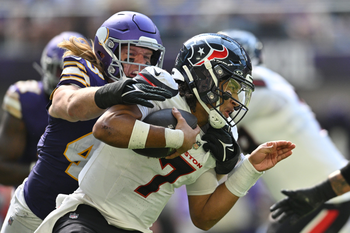 C.J. Stroud had no answer for Brian Flores' vicious Vikings defense ...