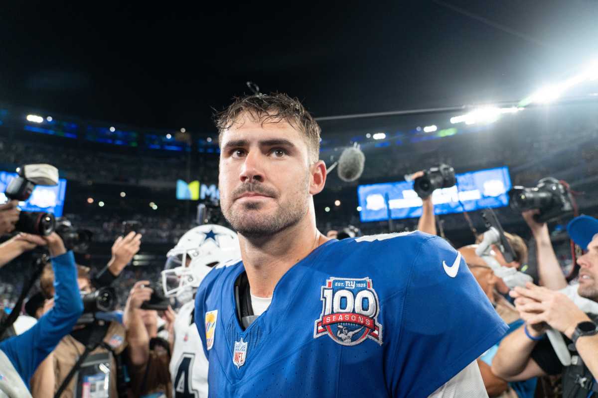 New York Giants' Daniel Jones Explains Next Steps in Emotional Press ...