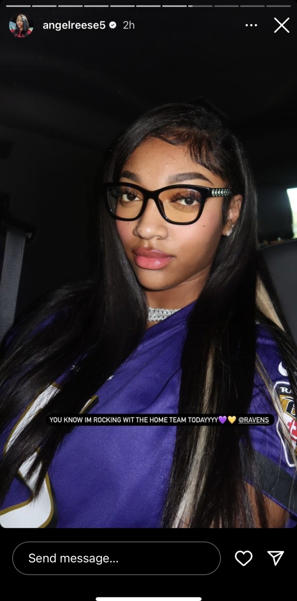 Angel Reese Posts Strong Message About Baltimore Ravens - Athlon Sports