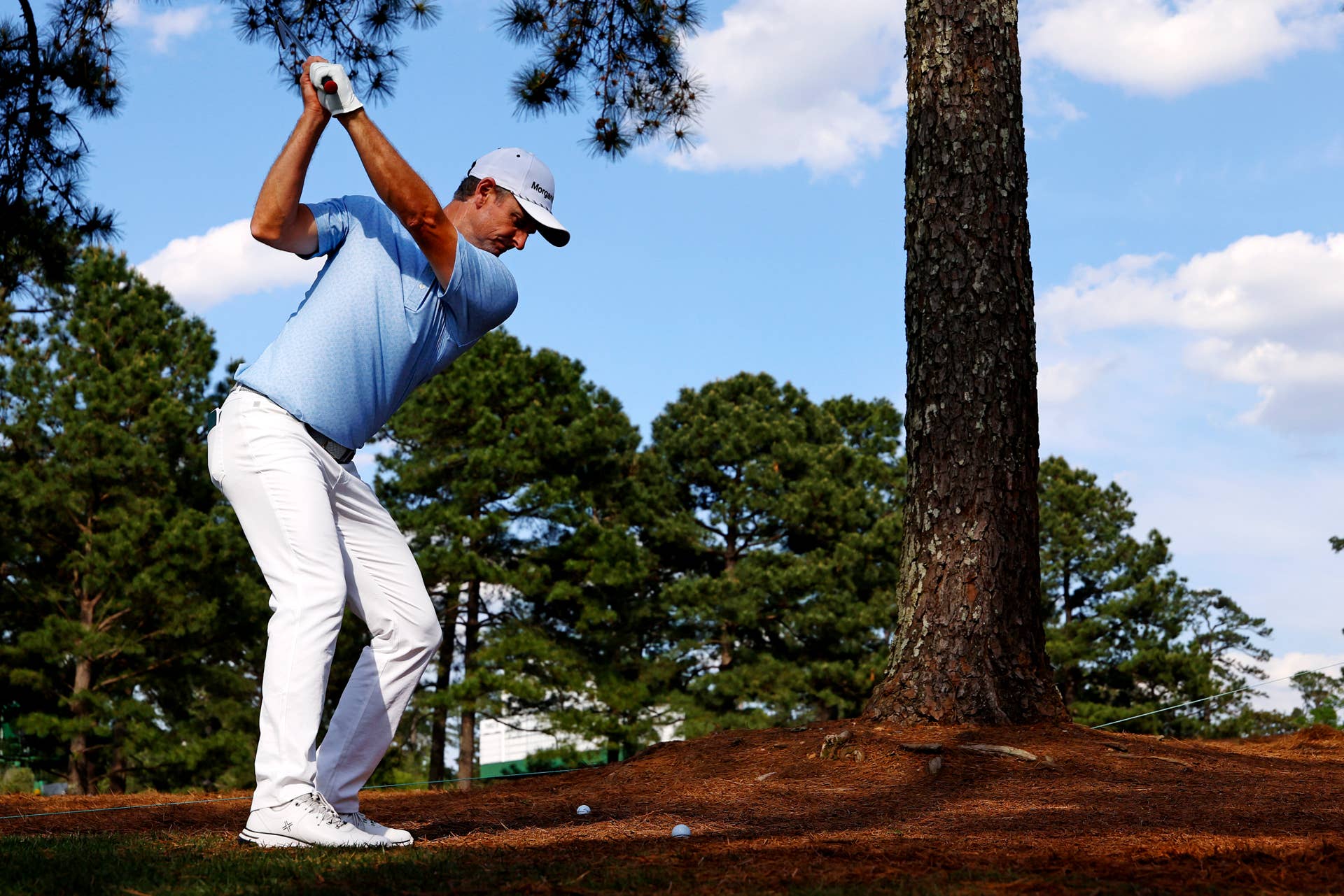 Justin Rose on Top of Leaderboard at 2025 Masters - Athlon Sports