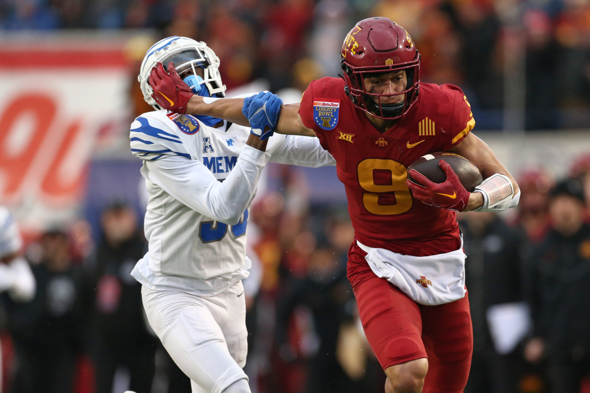 Iowa State Wideout Jayden Higgins Should Be Imposing Draft Addition ...