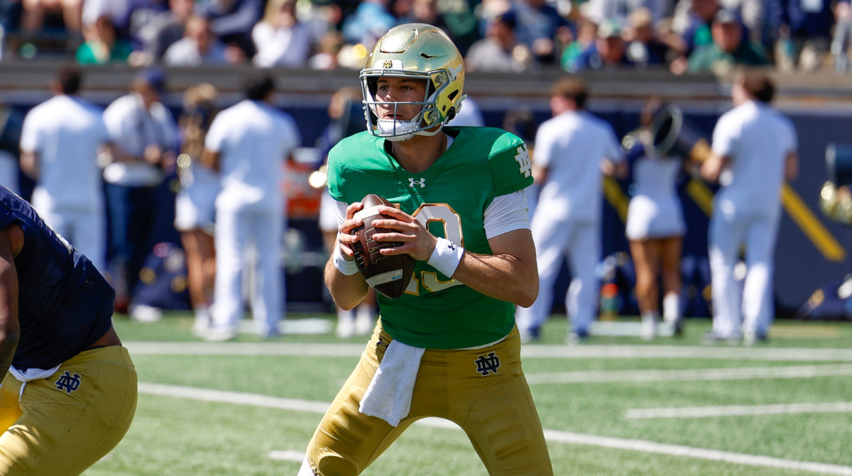 How They Stack Up: Notre Dame's Quarterback Room - Athlon Sports