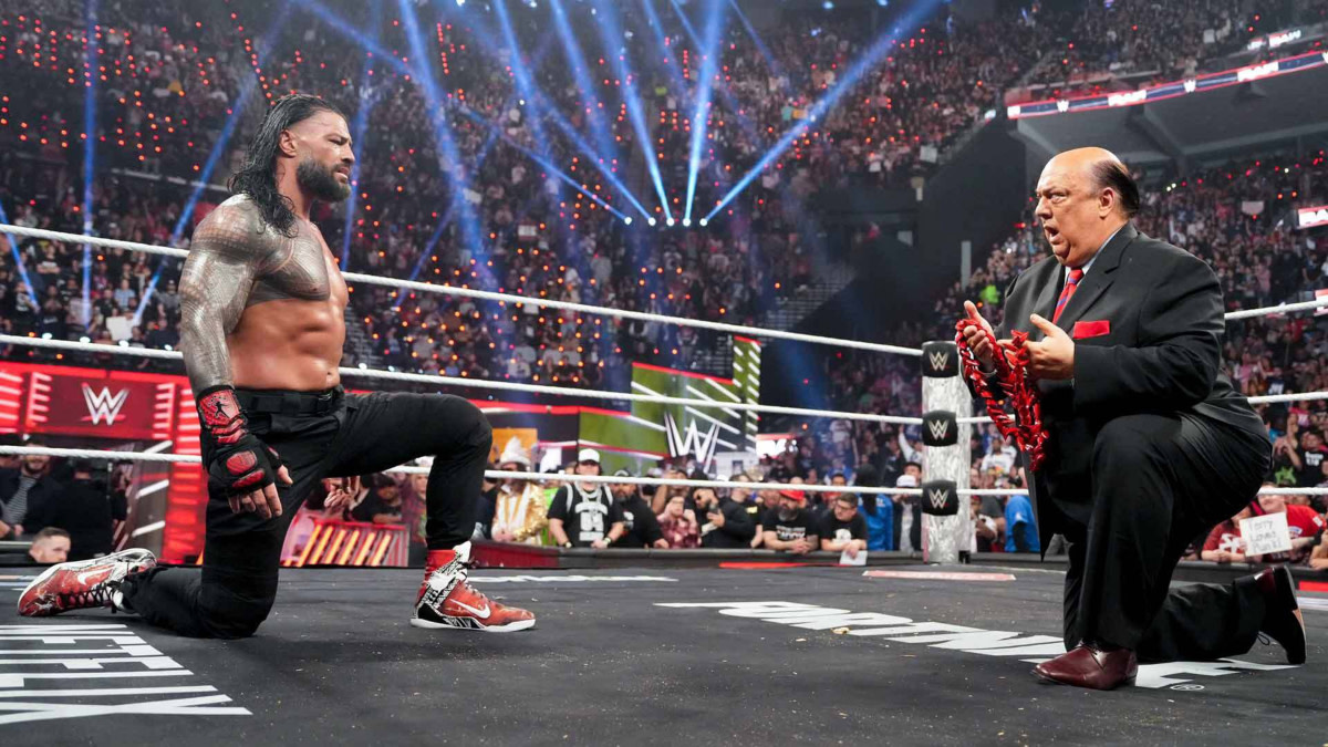 Paul Heyman Turns on Roman Reigns and CM Punk at 'WrestleMania 41' - Athlon Sports