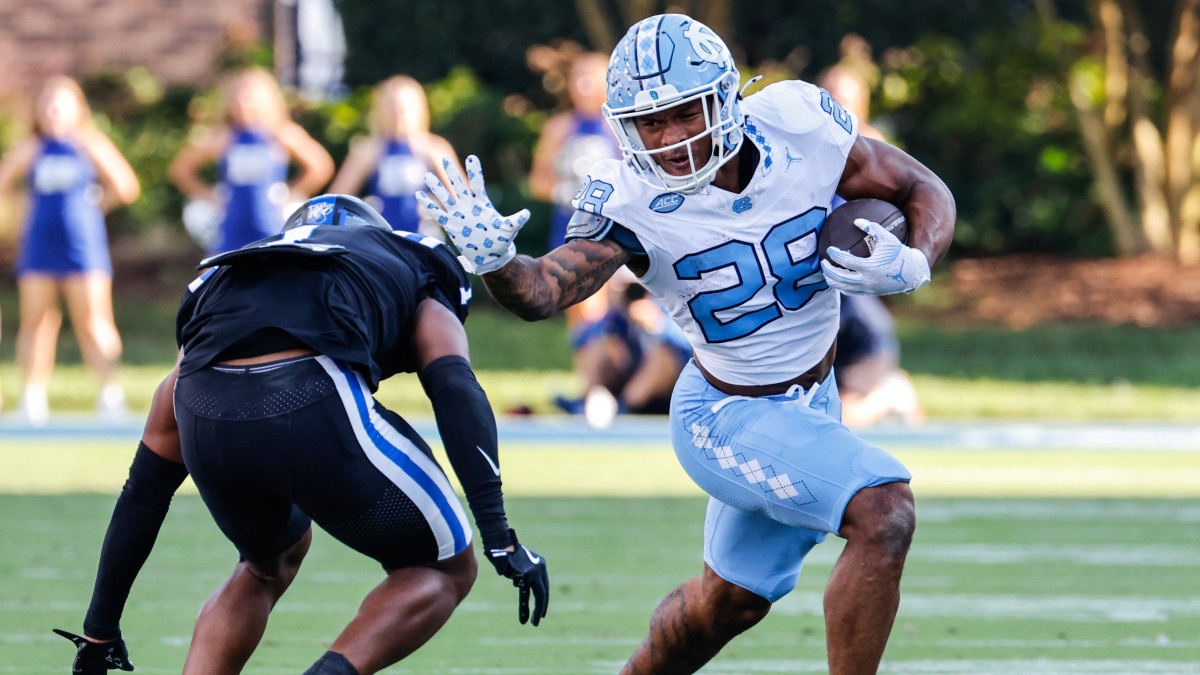 Bears Host Top-30 Visit With RB Omarion Hampton - Athlon Sports