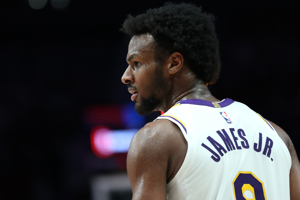 Bronny James Under Fire for Performance in Lakers’ Blowout Loss - Athlon Sports