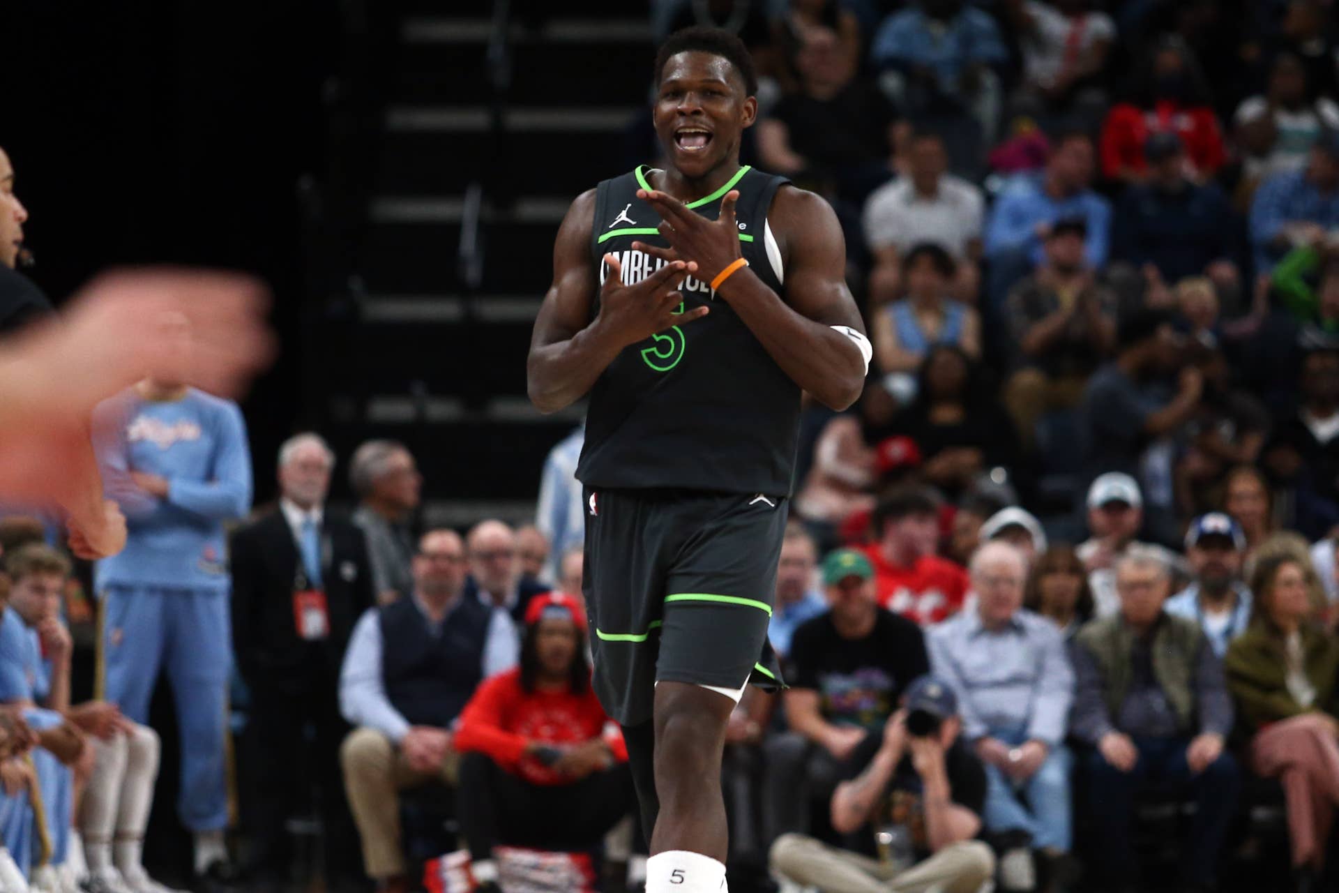 Anthony Edwards Battling Nikola Jokic and Jalen Brunson For This NBA ...