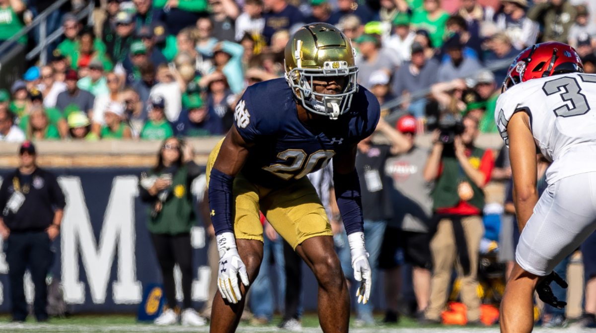 Tampa Bay Buccaneers Draft Notre Dame Cornerback Benjamin Morrison ...