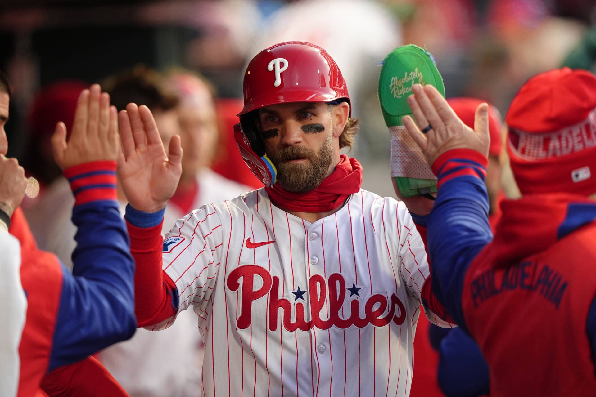 Bryce Harper's Wife Turns Heads With Reaction to Surprise Announcement ...