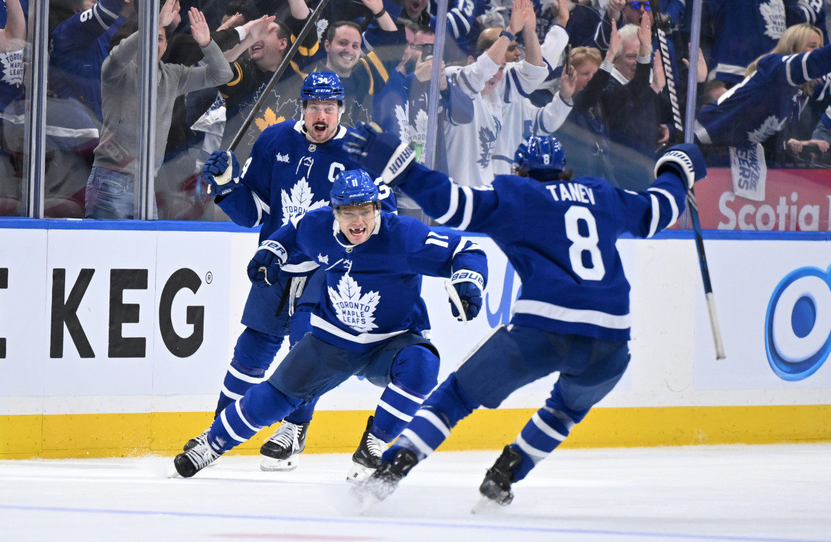 Max Domi's Father Reacts to Son's Winning Goal in Maple Leafs-Senators ...