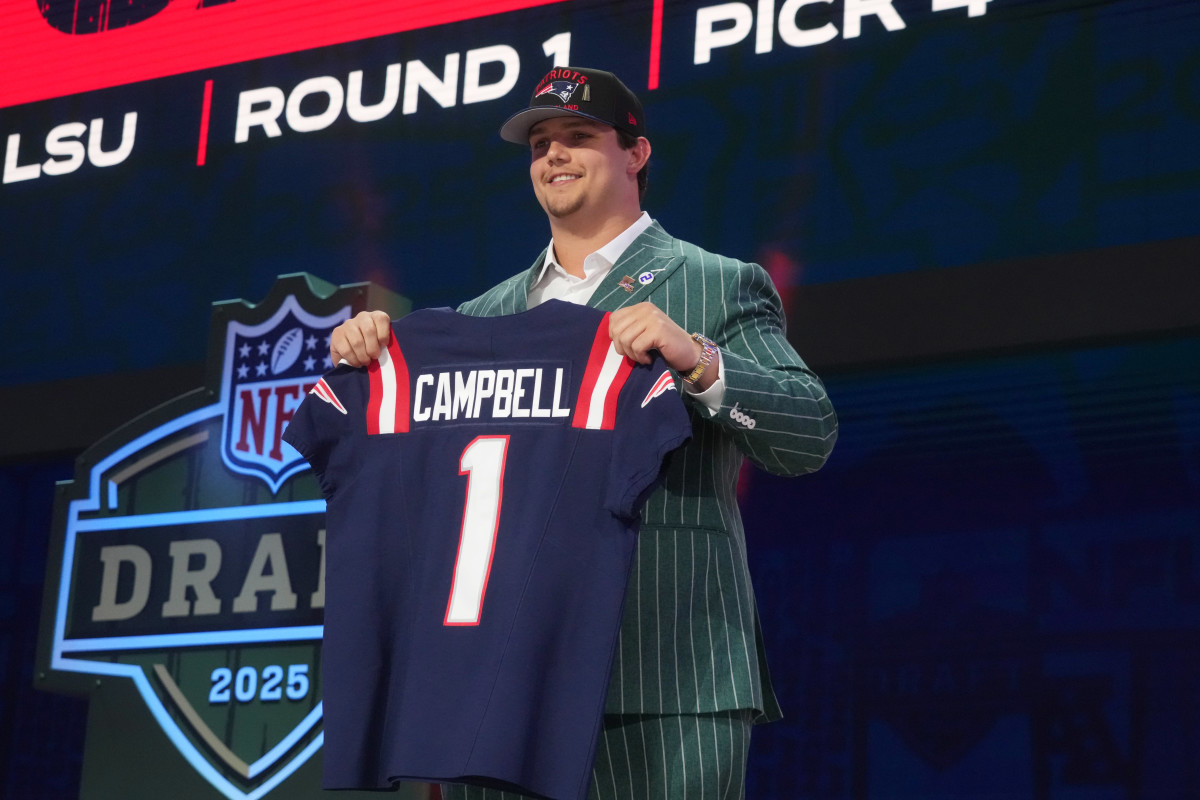 Patriots' Will Campbell Makes Announcement After Being Drafted No. 4 ...