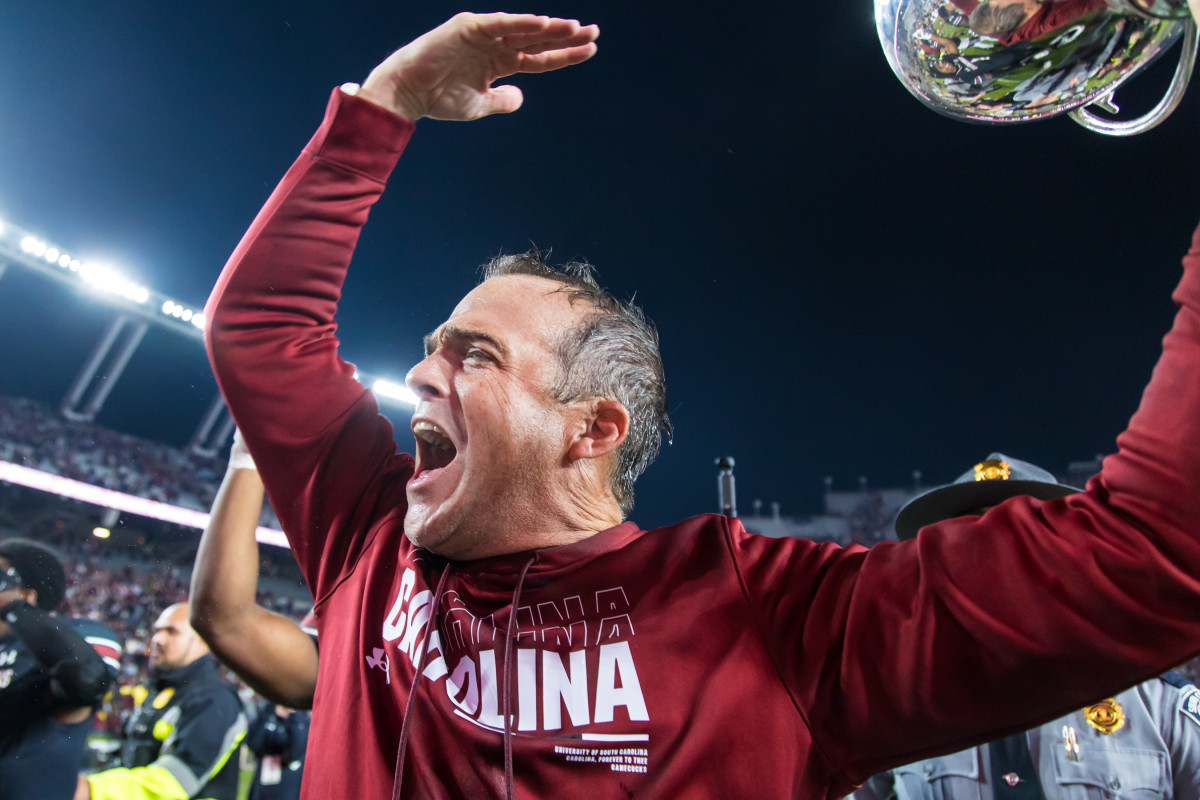 Shane Beamer Has One-Word Response to the Seahawks Drafting Nick ...