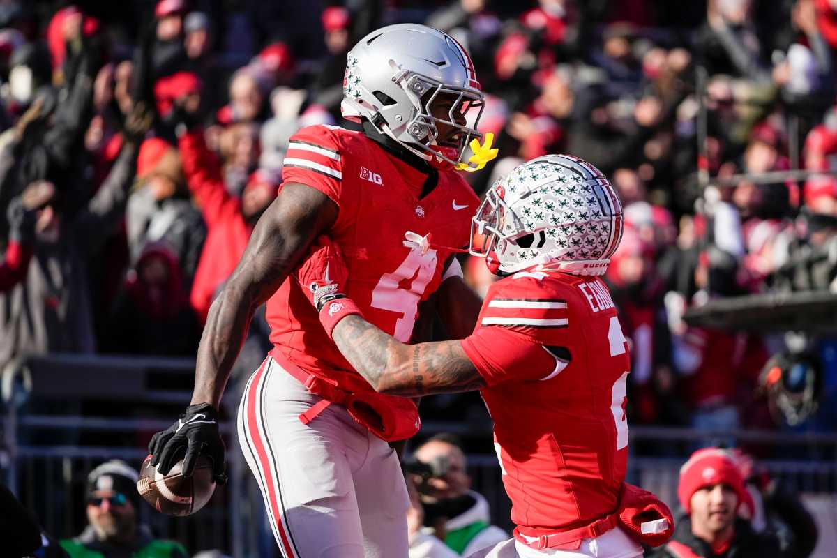 Ohio State's Jeremiah Smith Sends Two-Word Message to Buccaneers WR Emeka Egbuka - Athlon Sports