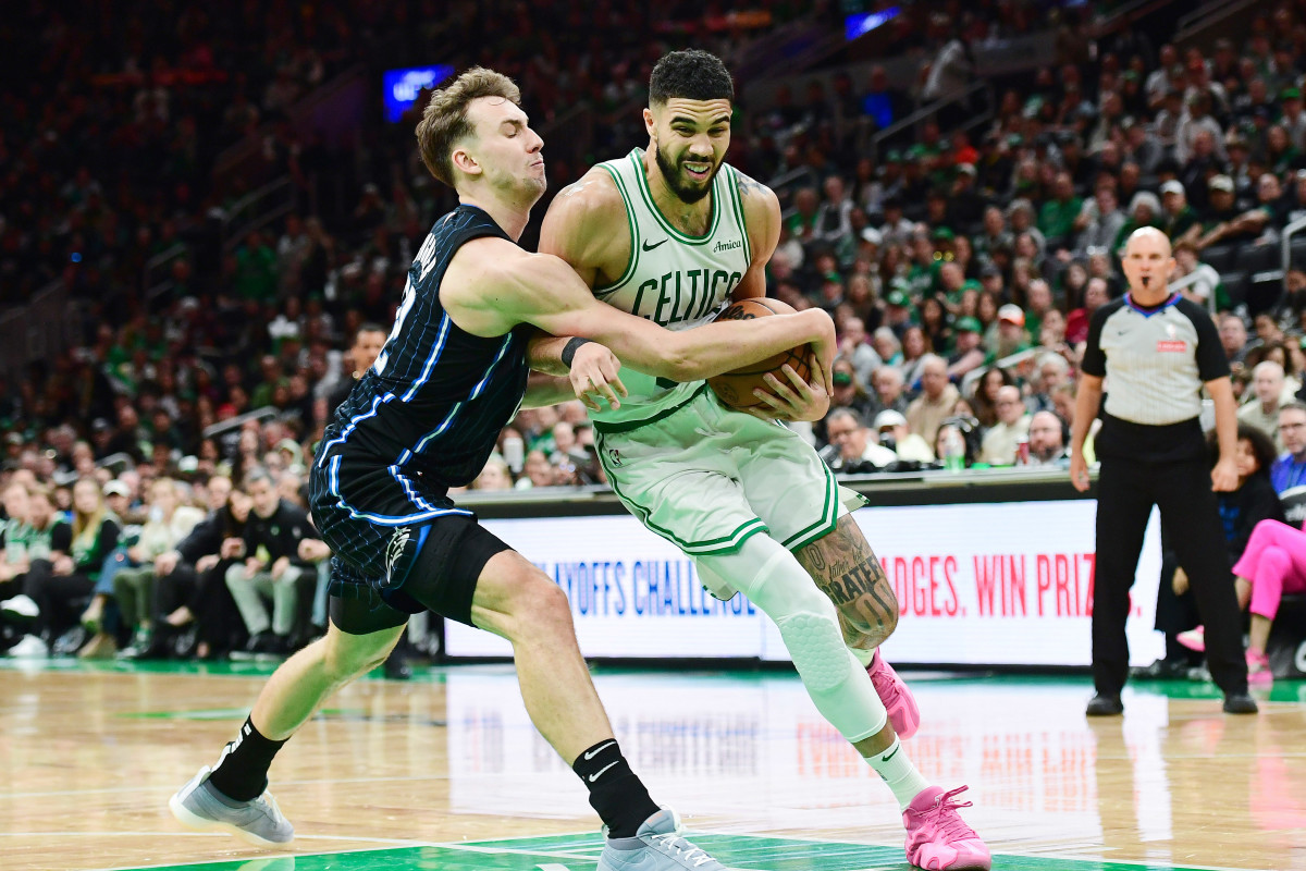 Jayson Tatum Sends Blunt Six-Word Message on NBA Refs After Celtics' Loss to Magic - Athlon Sports