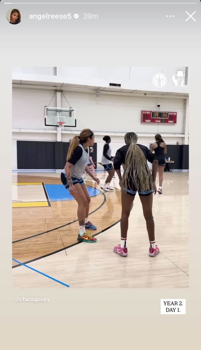 Angel Reese Reacts to Chicago Sky Post Amid Return - Athlon Sports