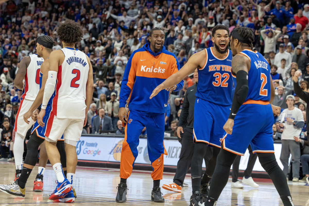 Pistons Player Sends Clear Message After Controversial Knicks Game 4 Defeat - Athlon Sports