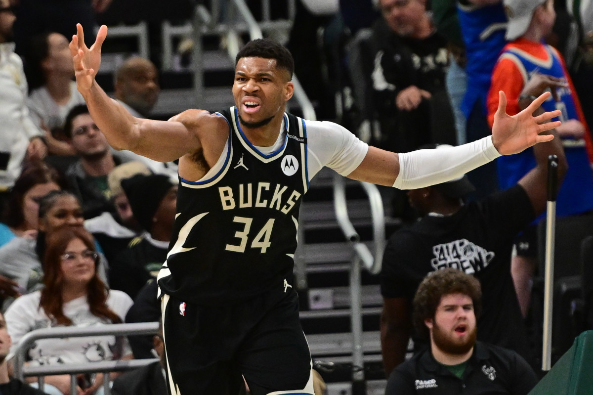 Giannis Issues Blunt Warning After Tense Run-In With Tyrese Haliburton’s Dad - Athlon Sports
