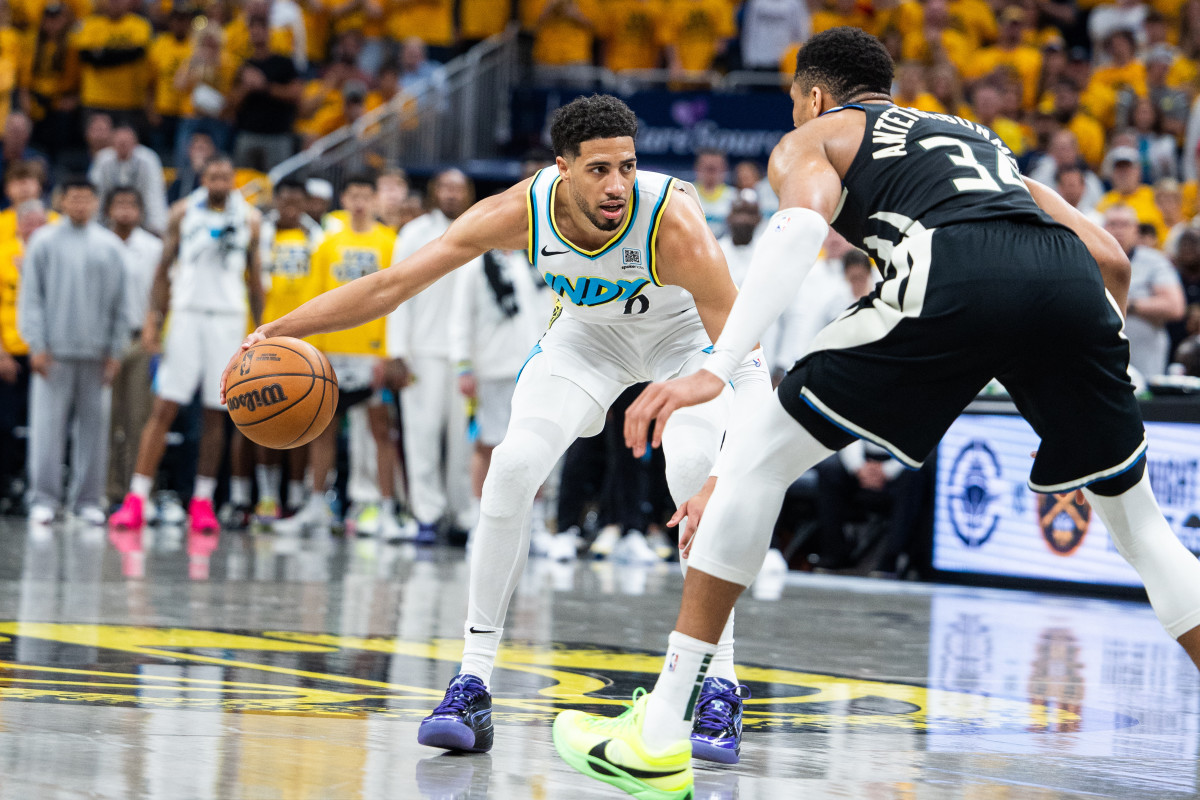 Tyrese Haliburton's Dad Facing Backlash Over New Video With Giannis ...