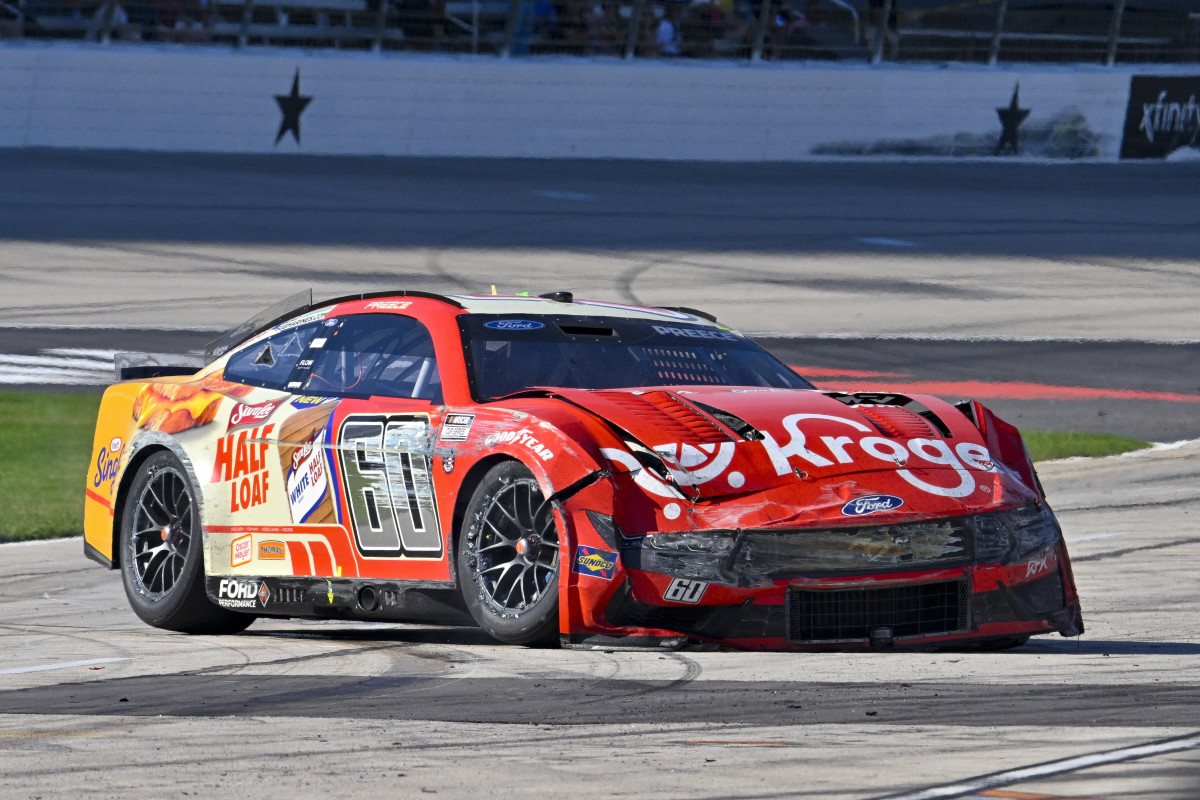 Ryan Preece Upset with Carson Hocevar After Texas Crash - Athlon Sports
