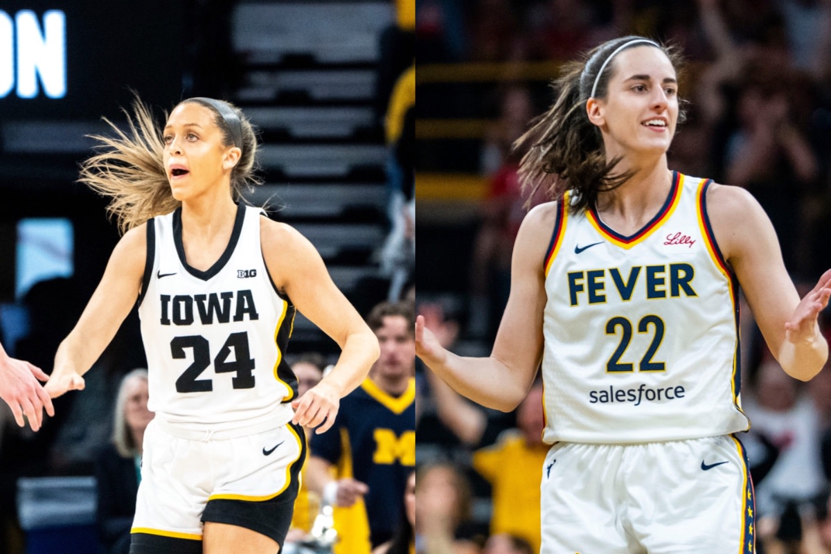 Cameras Catch Gabbie Marshall's Reaction to Caitlin Clark's Logo Three ...