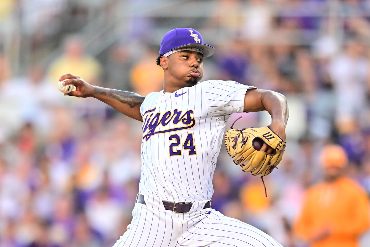 LSU Star Named SEC Co-Pitcher of the Week - Athlon Sports
