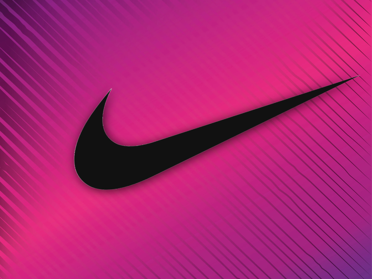Cool Pink Nike Logo