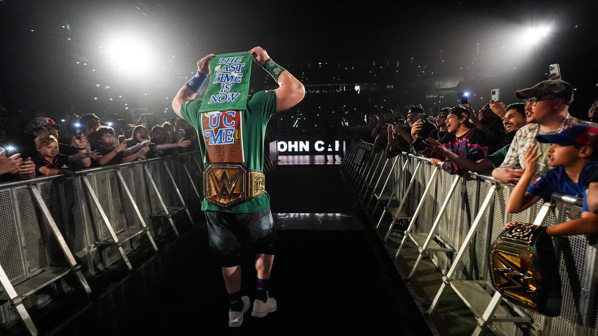 John Cena Closes Rivalry With Randy Orton Thanks to Cheap Shot at 'Backlash' - Athlon Sports