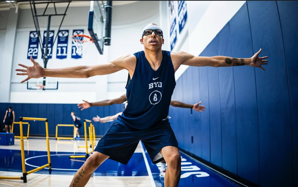Getting to know Xavion Staton: BYU’s 7-foot shot-blocking sensation ...