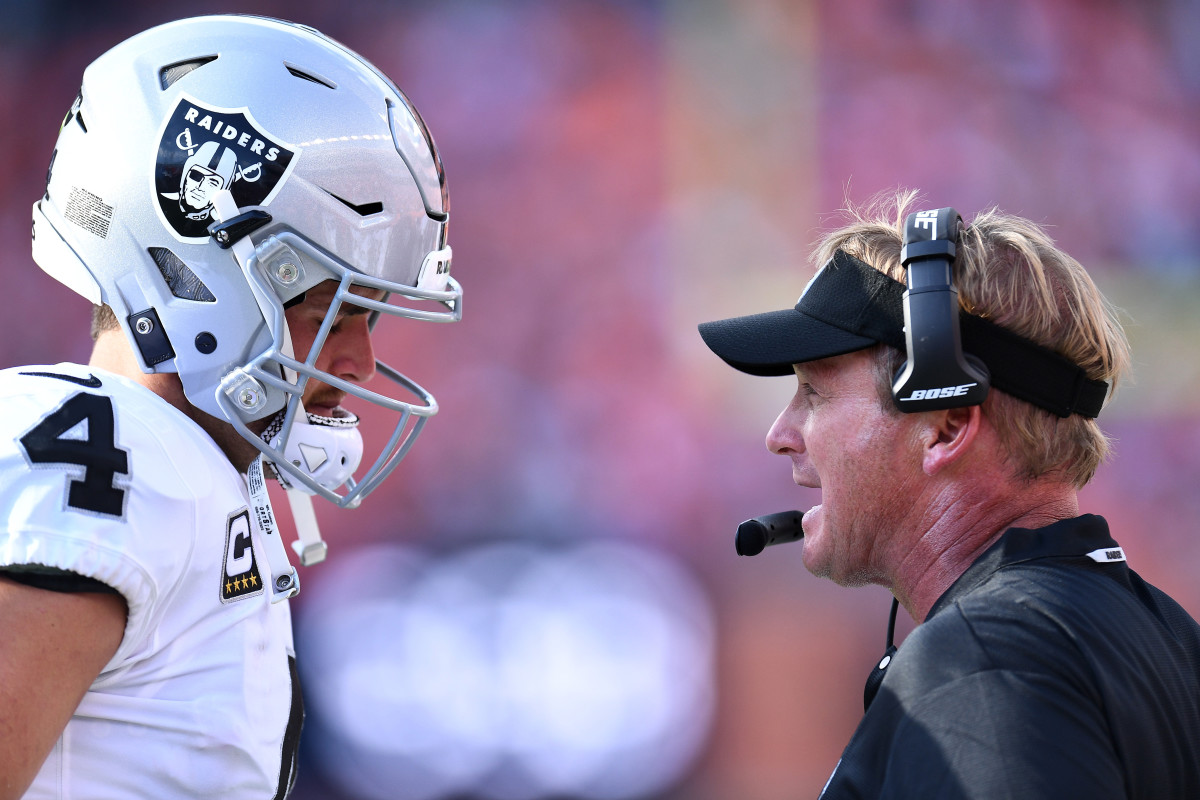 Ex-Raiders HC Jon Gruden Sends Strong Message to Derek Carr - Athlon Sports