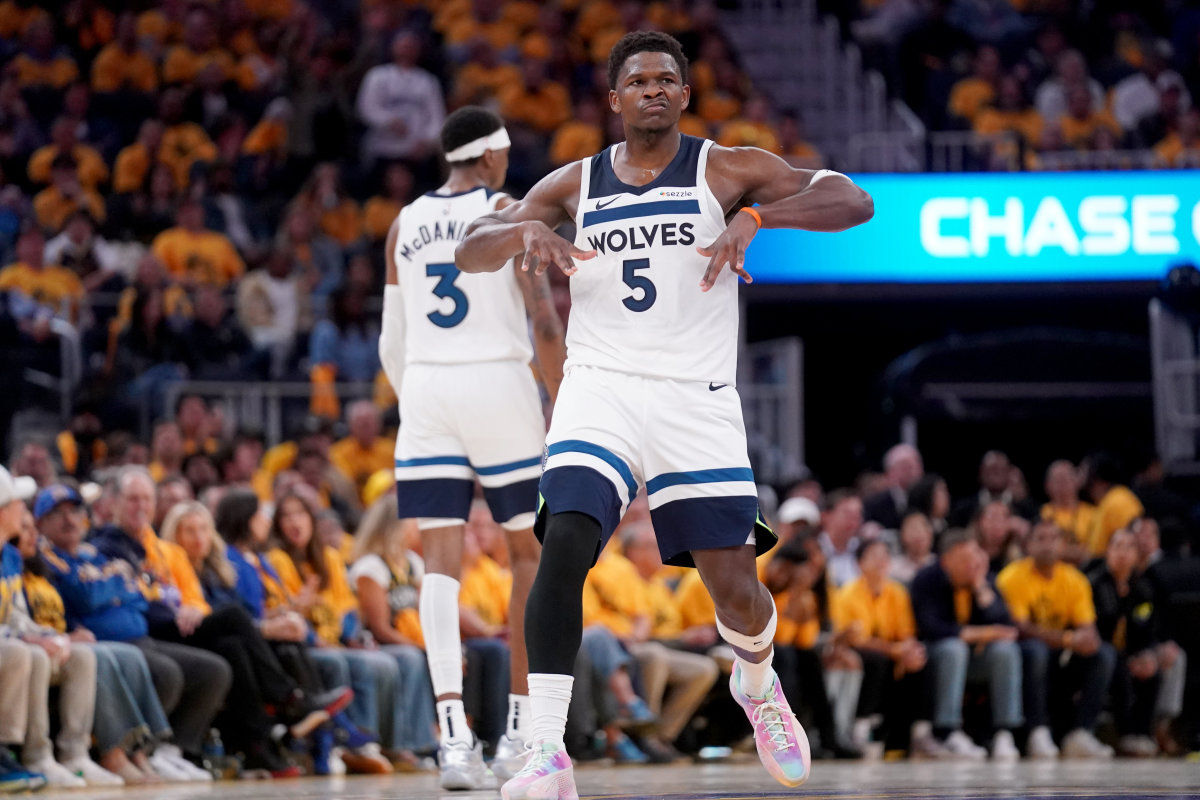 Steve Kerr Leaves No Doubt About His Blunt Opinion of Anthony Edwards After Game 4 - Athlon Sports