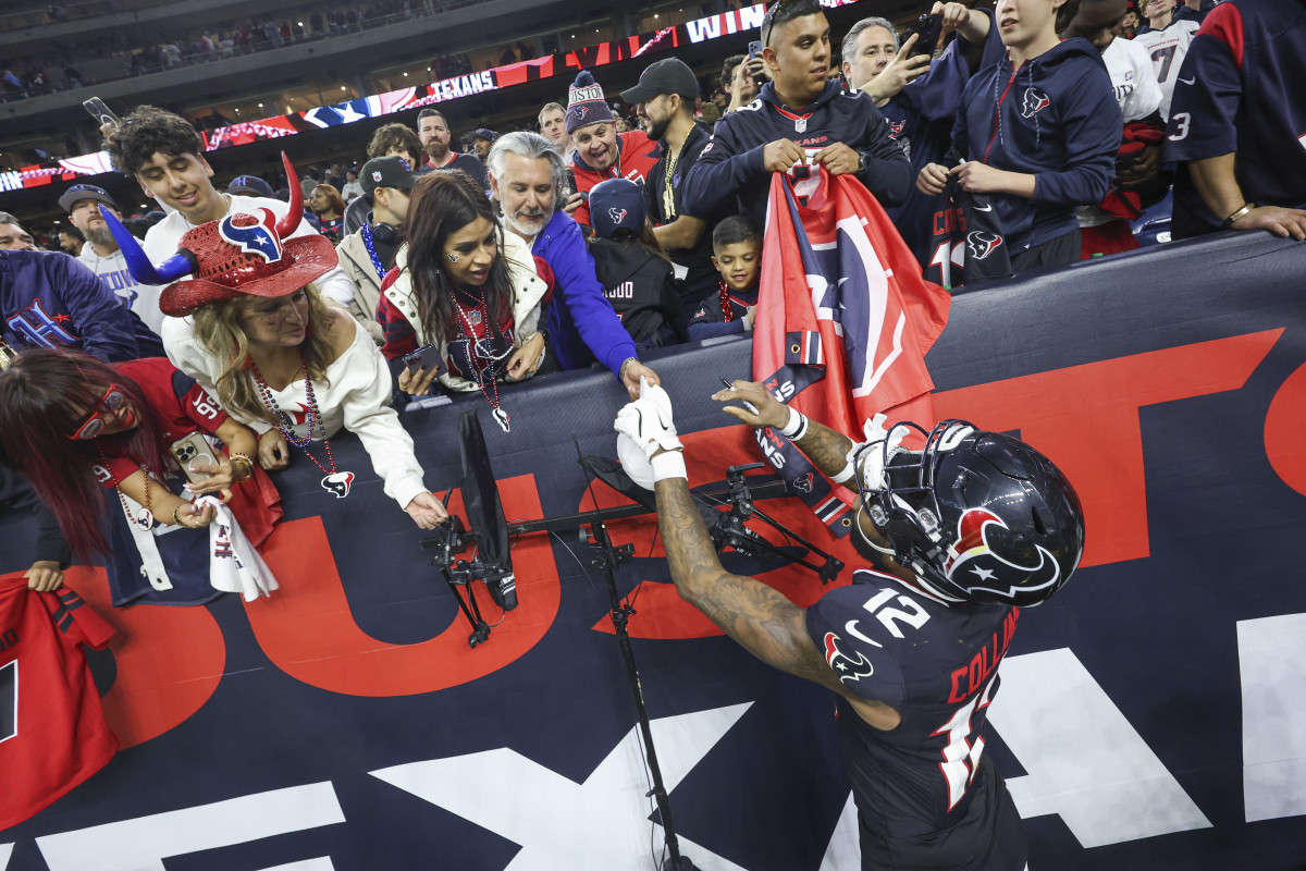 Nico Collins Offers Four-Word Response to Texans Drafting WR Duo ...