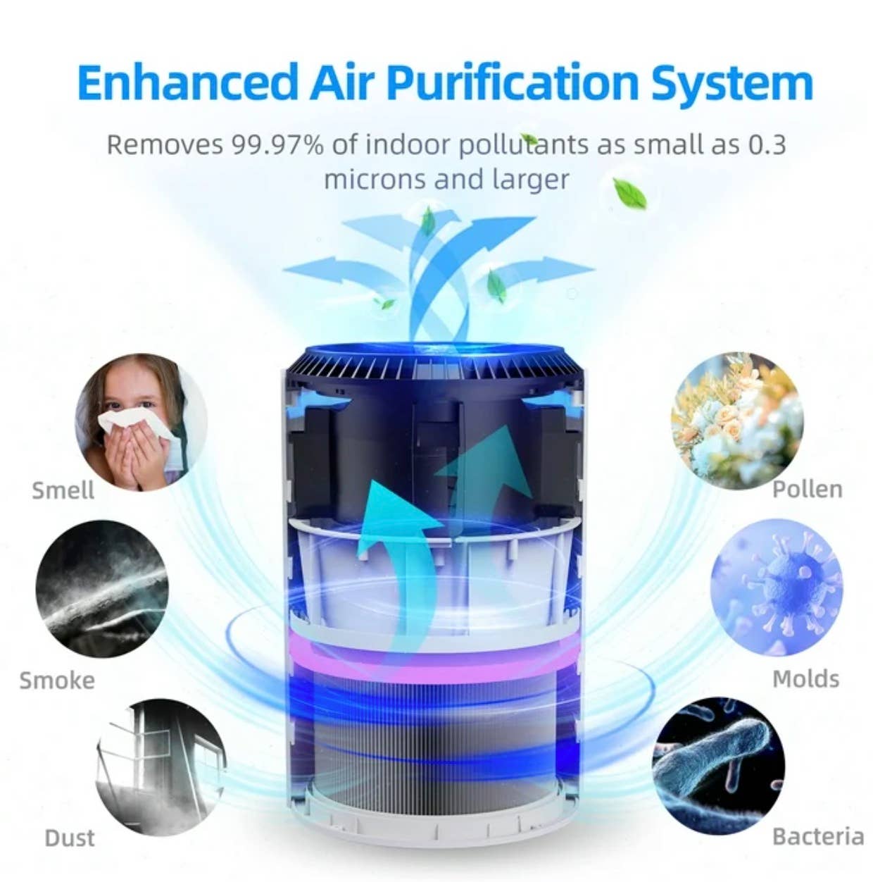Walmart Selling $110 Portable HEPA Air Purifier for $36: Great for Pets ...