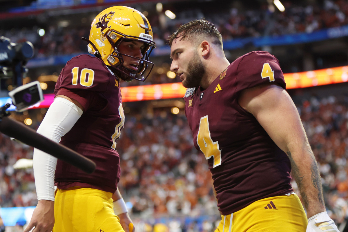 Sam Leavitt Reveals Hilarious Cameron Skattebo Moment Which Left Kenny ...