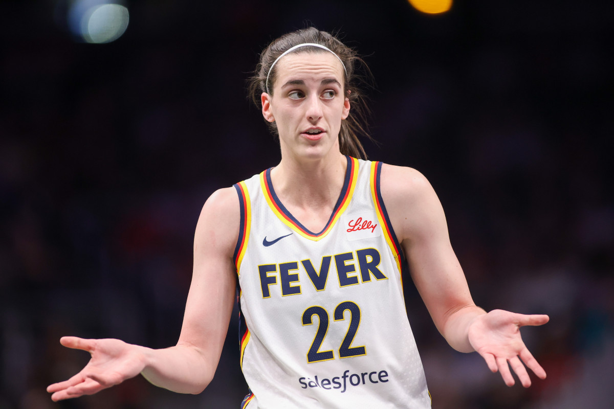 Caitlin Clark Left in Disbelief by Kelsey Mitchell's Move in Fever-Sky Game - Athlon Sports