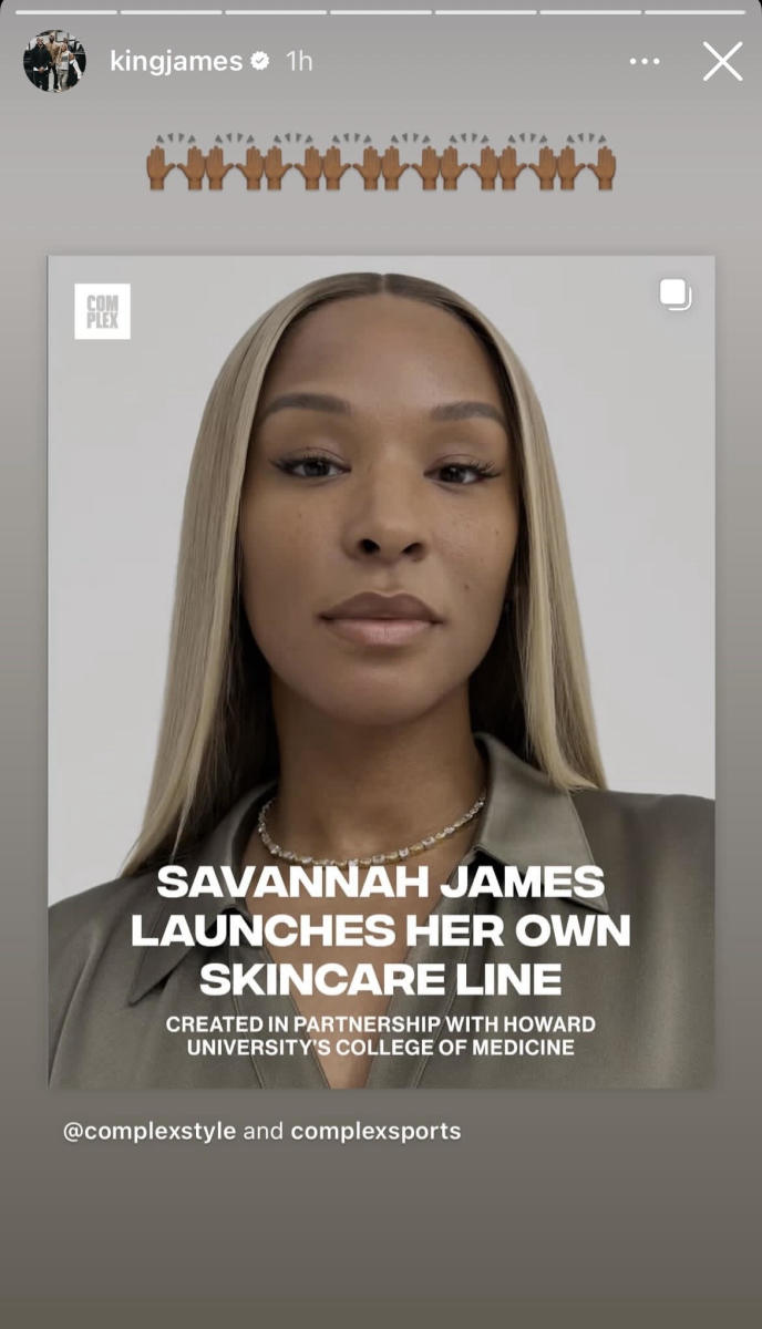 LeBron James Had No Words for Savannah James' Personal Announcement - Athlon Sports