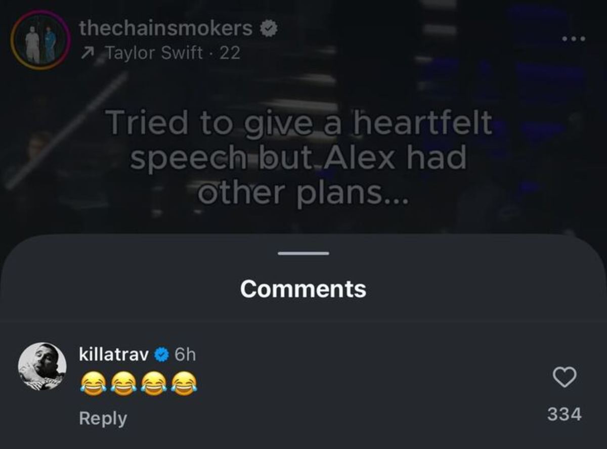 Travis Kelce's Wordless Reaction to The Chainsmokers’ Taylor Swift Mix-Up - Athlon Sports