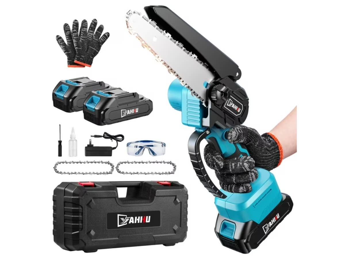 Walmart Is Selling a Cordless Mini Chainsaw for 50% off, and Buyers Say ...