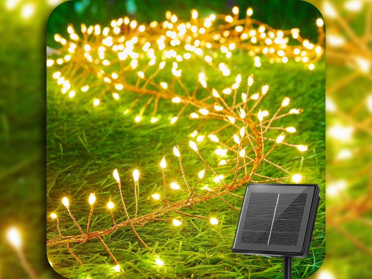 'Beautiful' Outdoor Solar String Lights Are on Sale for Only $4 at ...