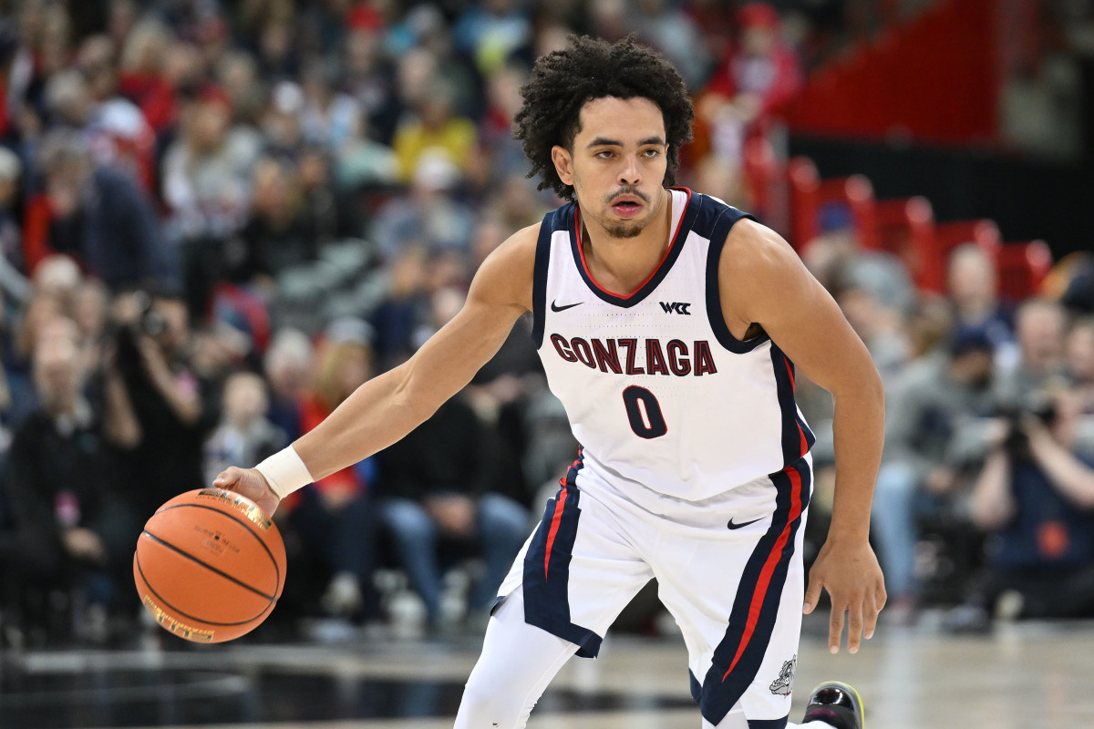 Gonzaga basketball star Ryan Nembhard mocked to Indiana Pacers in NBA Draft - Athlon Sports