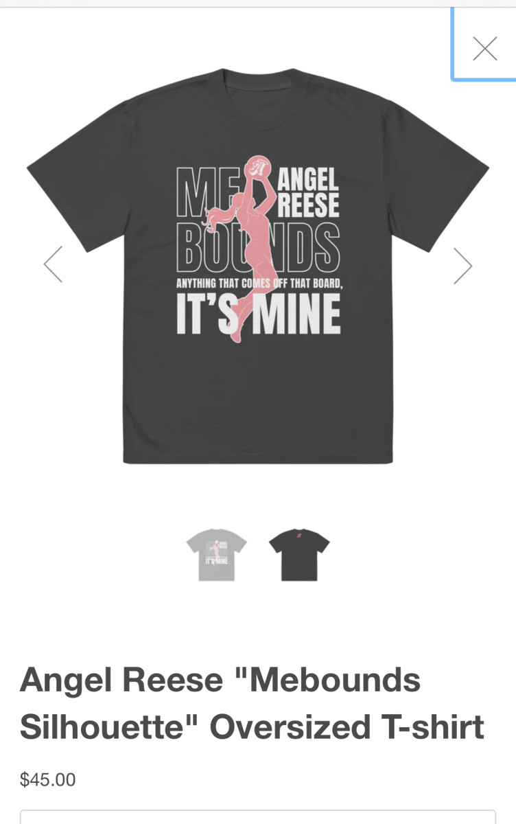 Angel Reese is Selling Viral 'Mebounds' Shirt for $45 - Athlon Sports