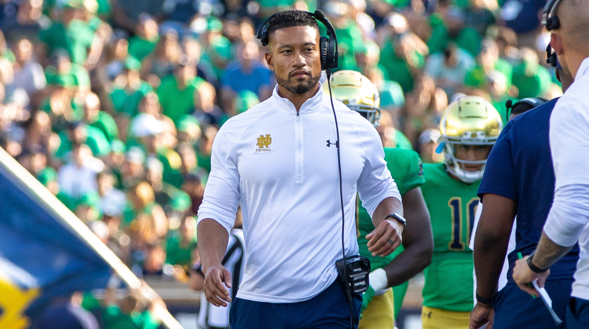 Notre Dame Signs Marcus Freeman To A Contract Extension - Athlon Sports