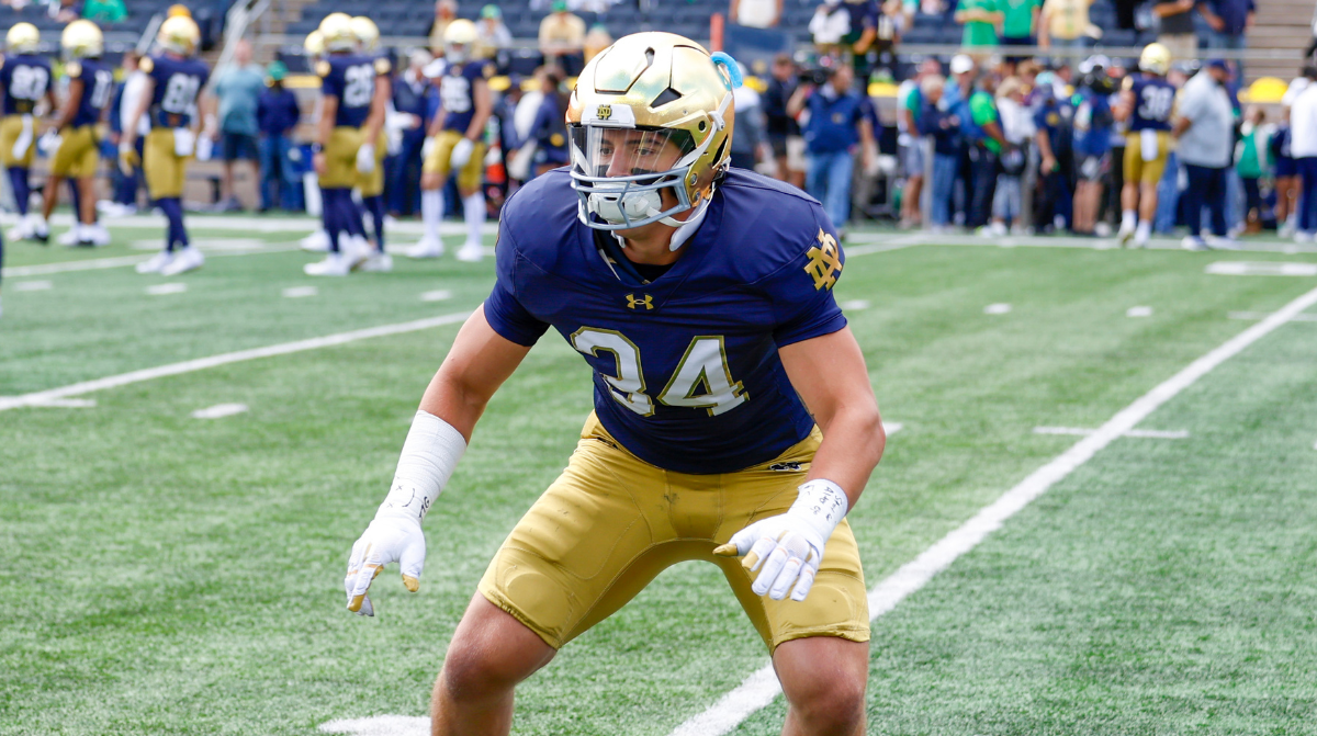 Notre Dame Linebacker Drayk Bowen Named A Preseason All-American By ...