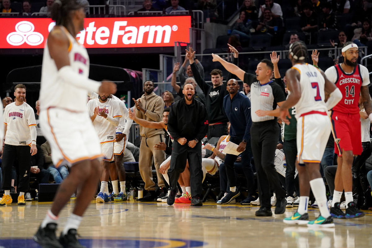 Golden State Warriors Play New Orleans Pelicans in Lopsided NBA Cup ...