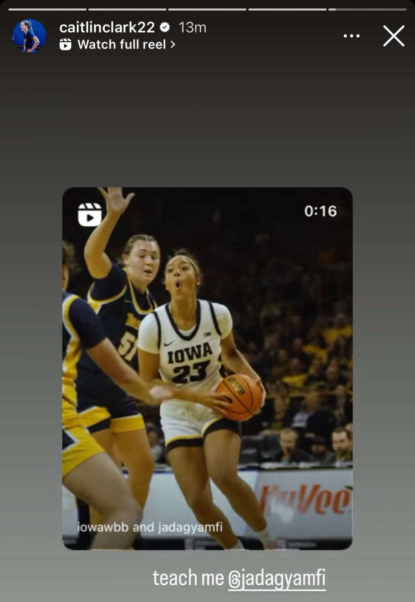 Caitlin Clark Sends Two-Word Message to Former Iowa Hawkeyes Teammate - Athlon Sports