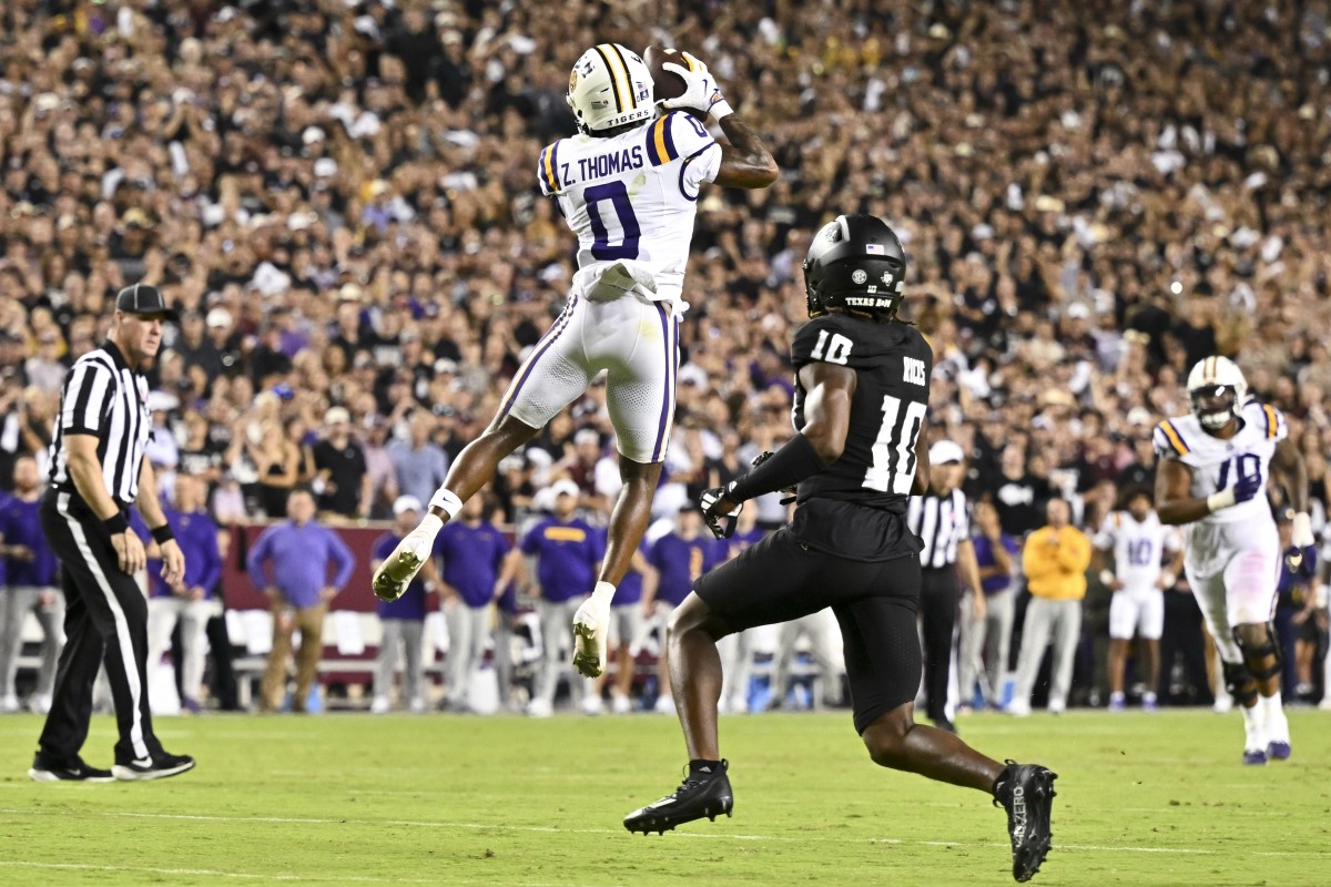 Zavion Thomas has complete confidence in his quarterback - Athlon Sports