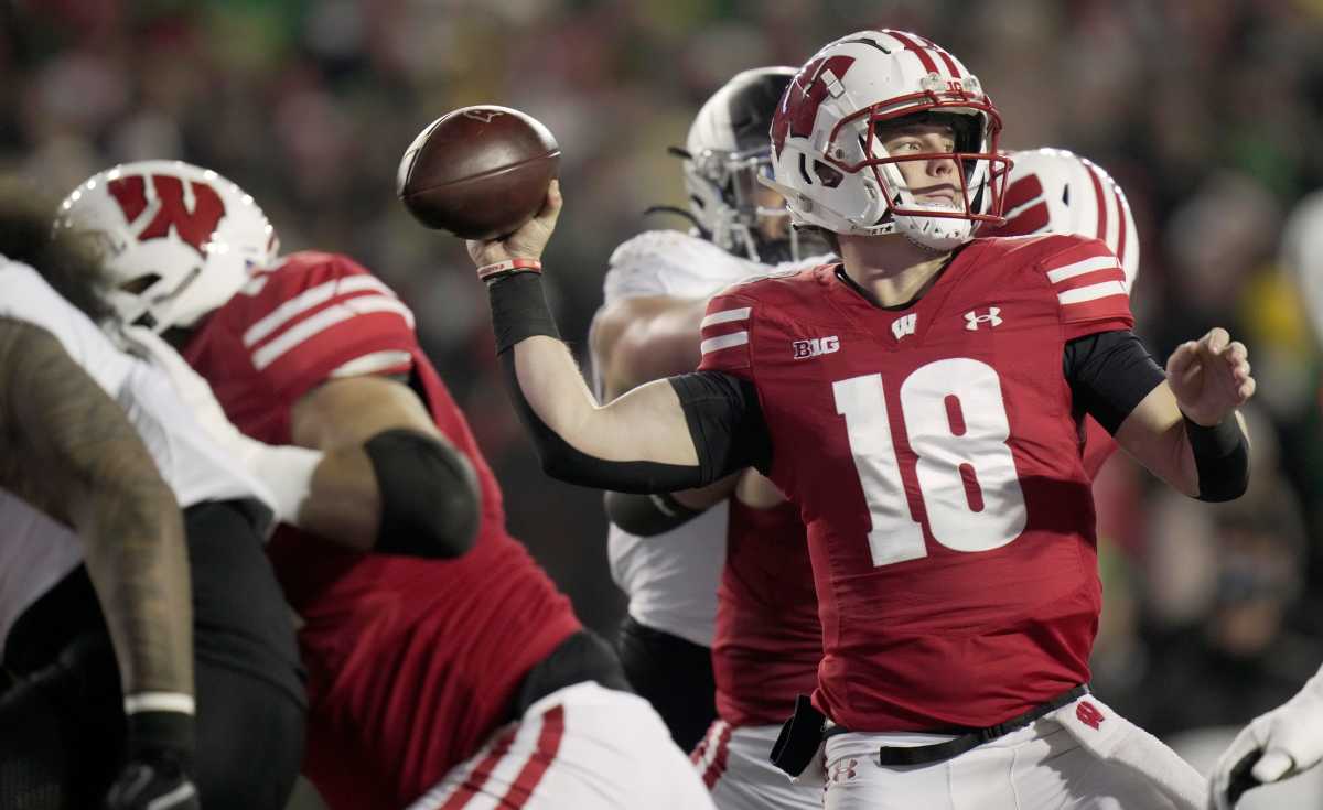 Wisconsin Football Commits to Braedyn Locke as the Starting Quarterback ...